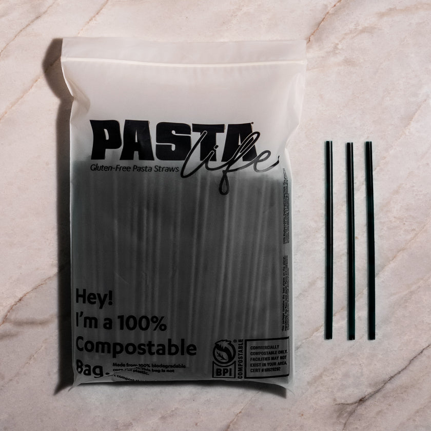 Pasta Straws by PASTA LIFE® | Biodegradable straws for drinks | Bulk