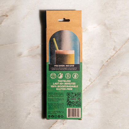 Pasta Straws by PASTA LIFE® | Biodegradable straws for drinks | Bulk
