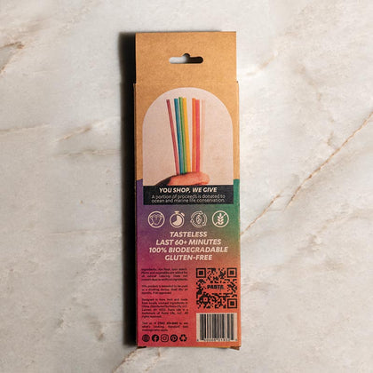 Pasta Straws by PASTA LIFE® | Biodegradable straws for drinks | Bulk