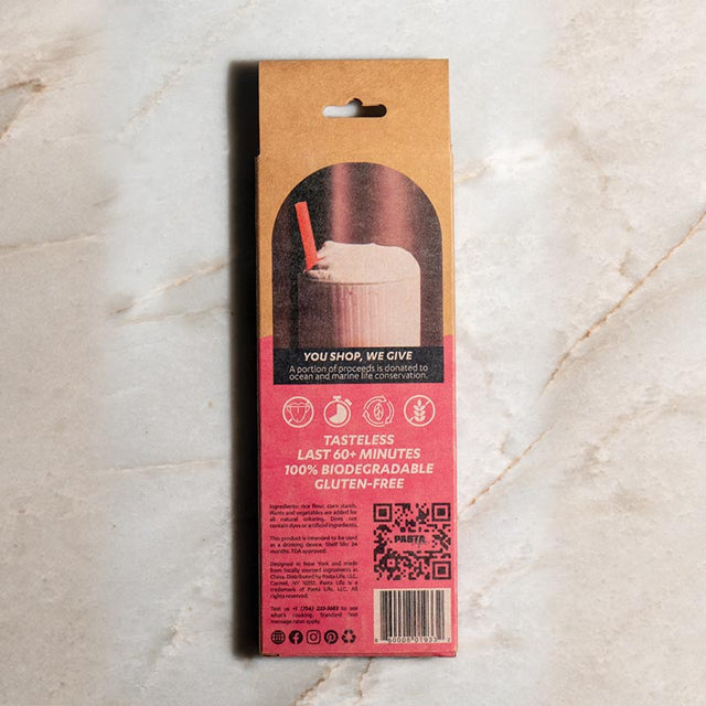 Pasta Straws by PASTA LIFE® | Biodegradable straws for drinks | Bulk